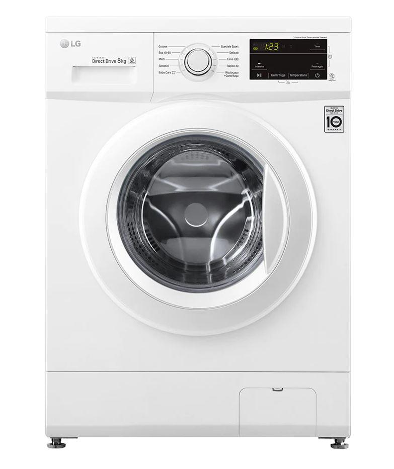 Машина за перење LG F4J3TN3WE, 8kg, 1400 врт./min, D, 60 цм