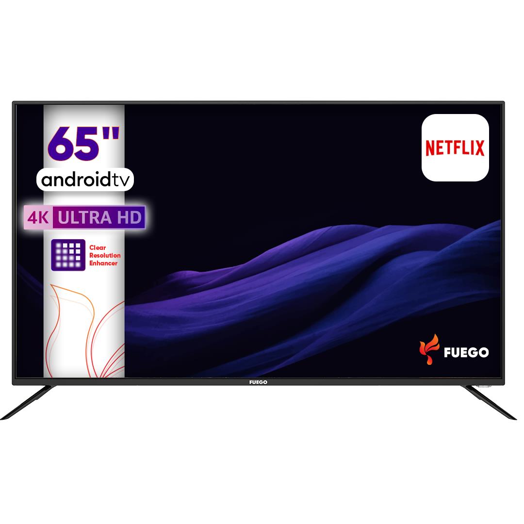 4k UHD LED Smart TV FUEGO 65ELU610 ANDT, AndroidTV, WiFi