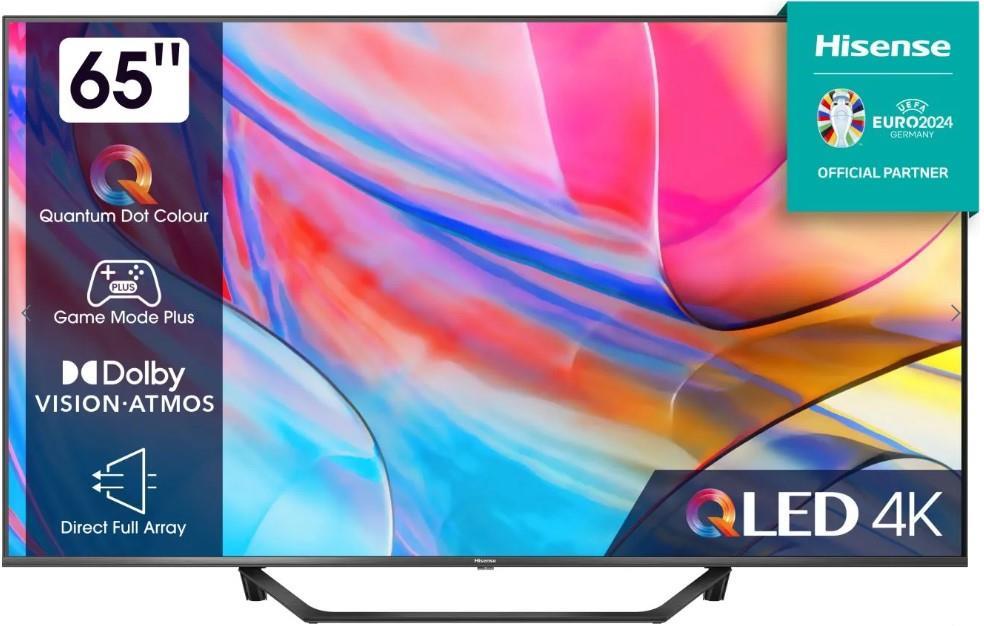4k UHD QLED SMART TV HISENSE 65 A7 KQ, 65"(164cm), HDR 10+, Wi-Fi
