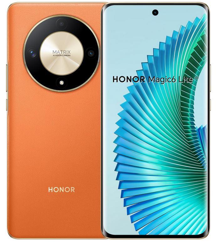 HONOR Magic6 Lite 5G, 6.67", 8/256GB, 108+5+2/16MP, 5300mAh, Sunrise Orange