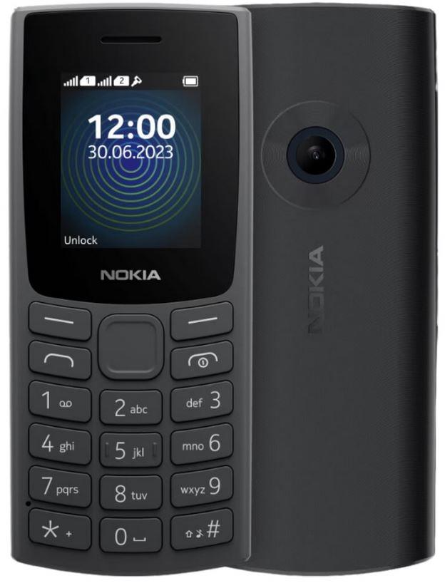 Nokia 110, 1.8", 0.3MP, 1000mAh, Black