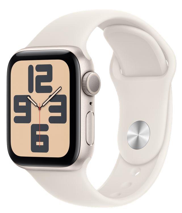 Apple Watch SE v3 GPS 40mm Starlight Aluminium Case with Starlight ...